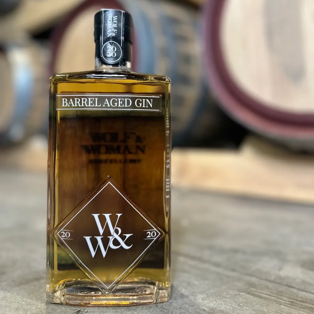 Barrel Aged Gin | Wolf & Woman Distillery